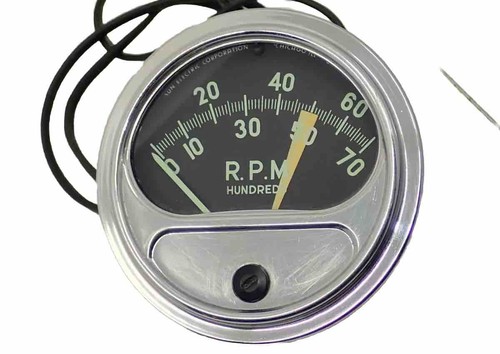 Vintage Sun 7,000 RPM Tachometer RC-71 Tach 7K OEM GM 62 Chevy Impala ...