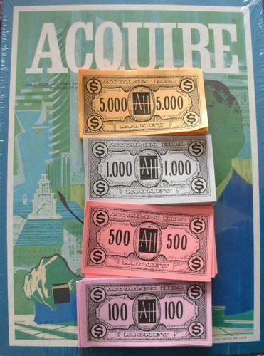 1962-95 ACQUIRE Game Parts Reproduction Play Money (1976 Style) | eBay