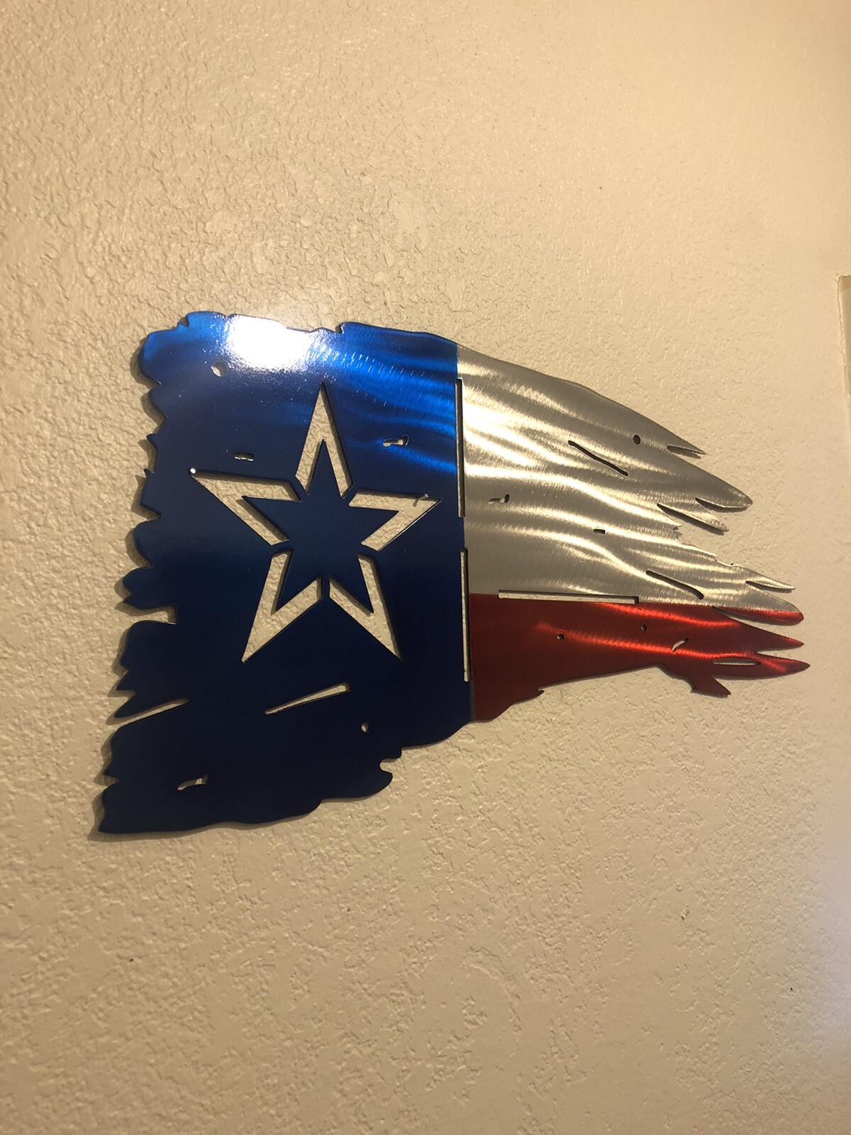 Metal Texas flag Wall Decor 20x11 | eBay