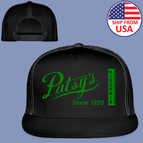 Patsy's Pizzeria The Bronx Ny Restaurant Mens Adjustable Black Trucker ...