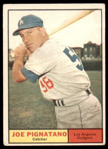 1961 Topps Baseball Joe Pignatano Los Angeles Dodgers #74 | eBay