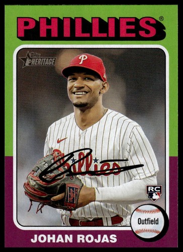 2024 Topps Heritage #171 Johan Rojas Baseball Card | eBay