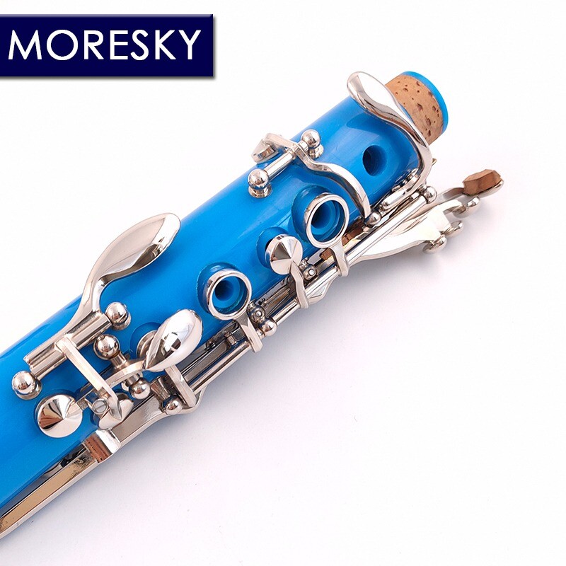 MORESKY Bb Clarinet 17 Keys Sib Klarnet Wathet Blue Clarinete E107 | eBay