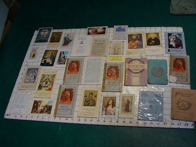 vintage lot of Religious cards, pamphlets, big pile of stuff, old | eBay