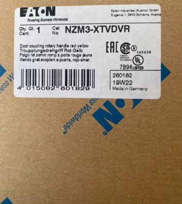 NEW EATON NZM3-XTVDVR Circuit breaker Free Shipping | eBay
