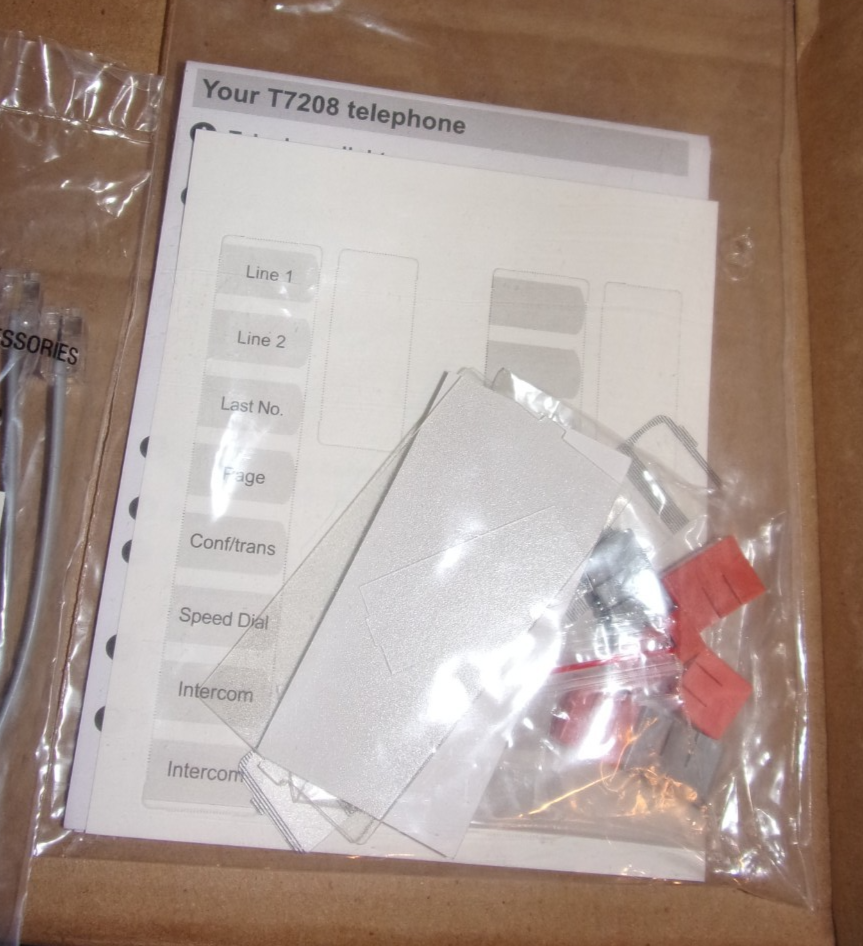 Nortel T7208 Display Phone- Charcoal - NEW Open Box | eBay