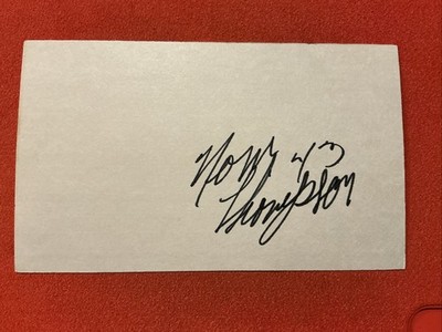 Norm Thompson 🔥🔥NFL: Baltimore Colts 🔥🔥 Autograph 🔥🔥 | eBay