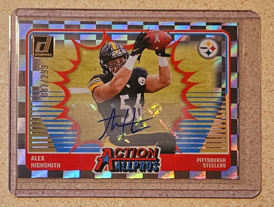 Alex Highsmith 2024 Panini Donruss SP Action All Pros Autograph /299 ...