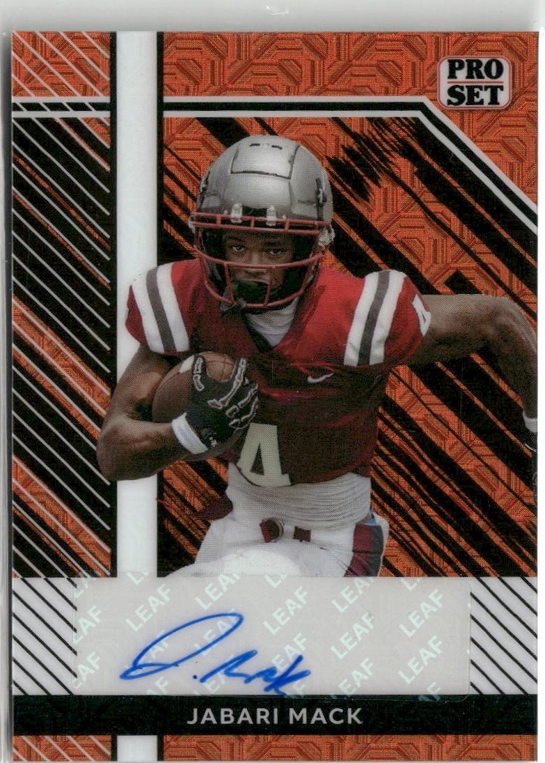 2024 Leaf Metal Collective - Pro Set Autographs Jabari Mack #RPSA-JM1 ...