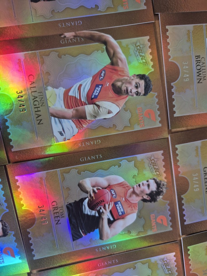 2025 AFL Select Footy Stars GOLDEN TICKET - GWS | eBay Australia