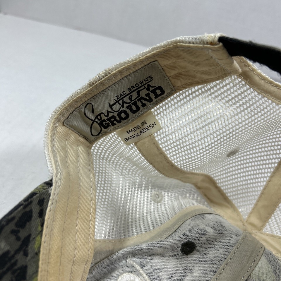 Zac Brown Band Strap Back Trucker Hat Cap Casual Men Camouflage ...
