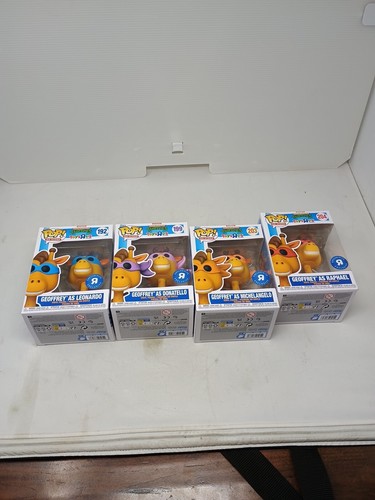 Funko POP Geoffrey Teenage Mutant Ninja Turtles Toys R Us Exclusive SET ...