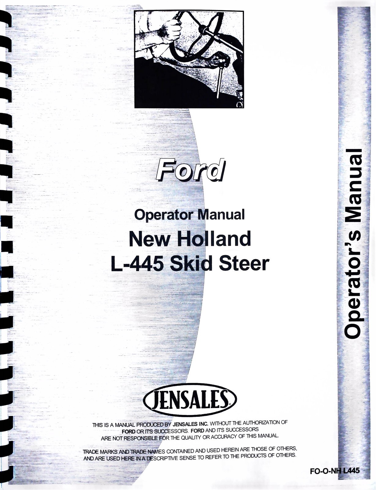 New Holland L445 Skid Steer Loader Owners Operators Manual | eBay