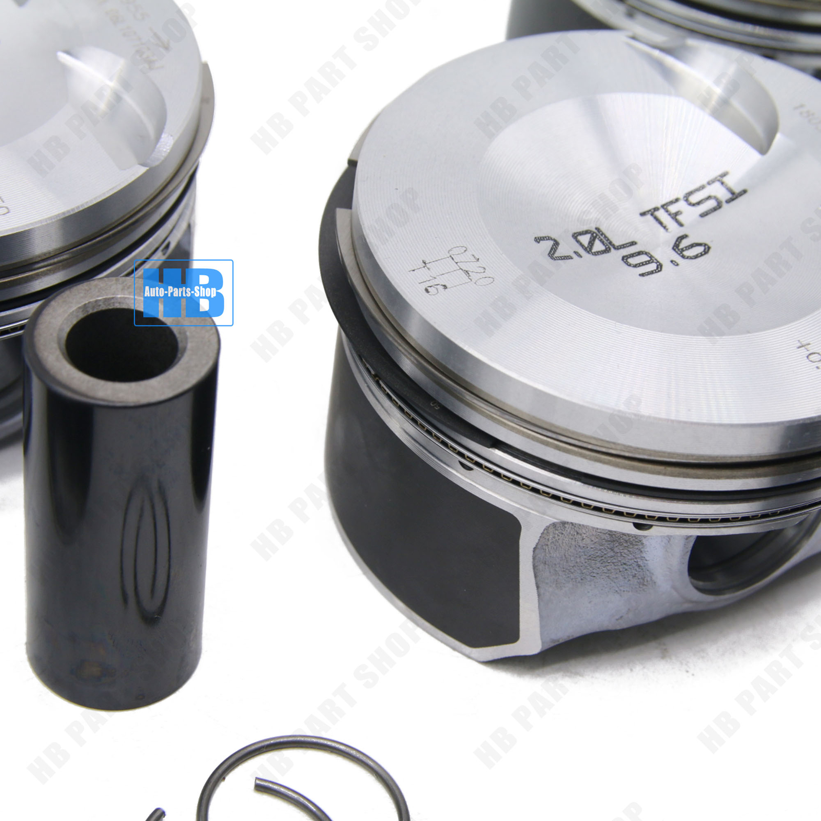 4X Pistons & Rings Oversized Φ83mm +0.50 Φ23mm For VW GTI Audi A4 A5 A6 ...