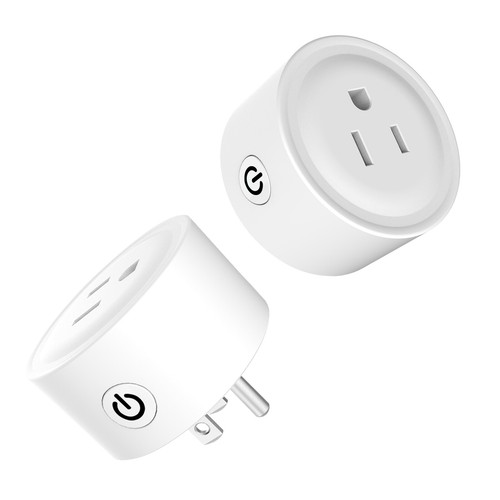 2 Pack WiFi Smart Socket Mobile Phone Wireless Remote Power Switch ...
