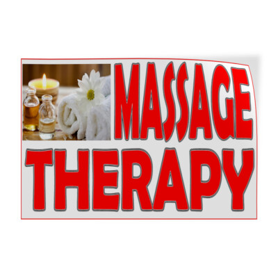 Decal Stickers Massage Therapy Vinyl Store Sign Label Business | eBay