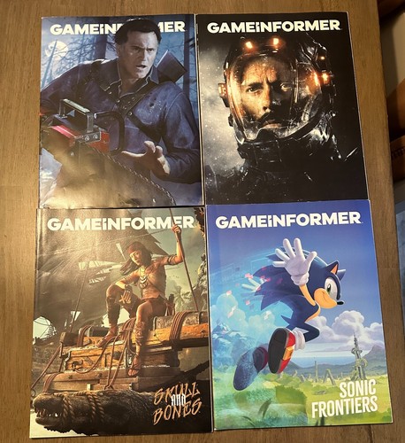 Lot of Game Informer Magazines 4 Issues 2022 345-348 | eBay