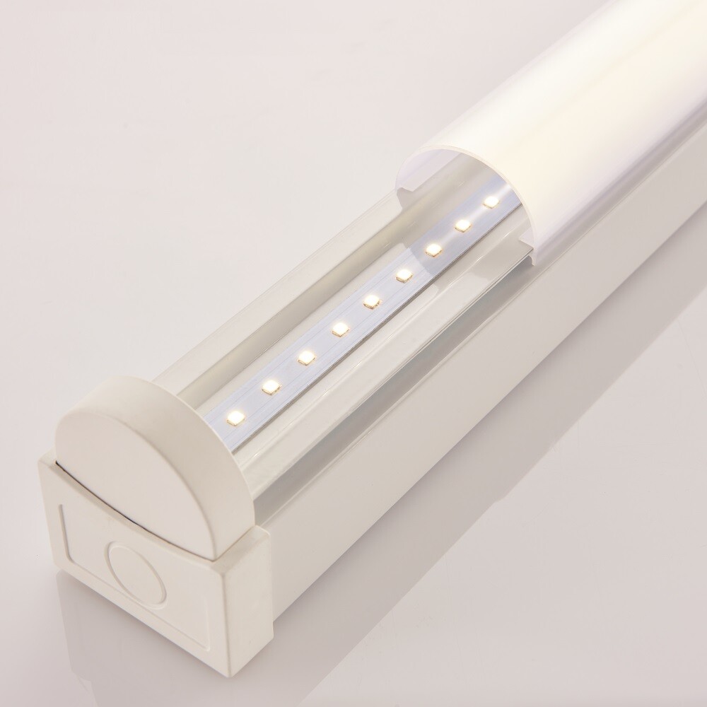 T8 LED Ceiling Tubelight Dimmable Batten Strip Light with Flush Ceiling ...