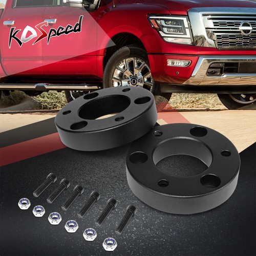 2" Front Strut Top Mount Lift Kit Spacers for 04-22 Nissan Armada/Titan ...