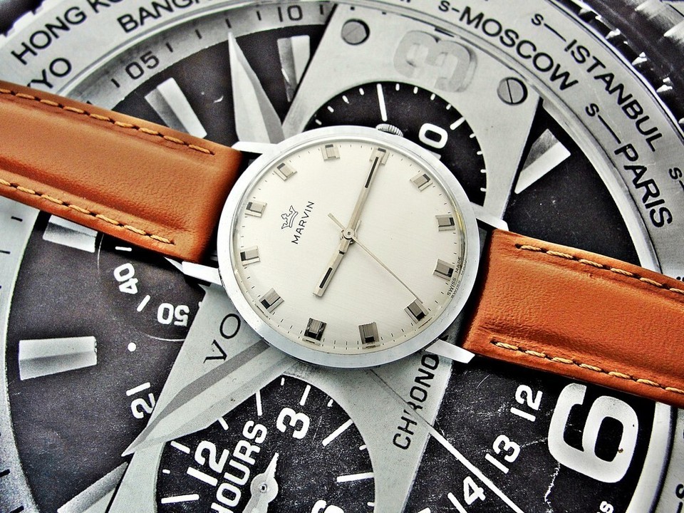 Beautiful very rare mechanical Marvin watch from the 1960s. | eBay