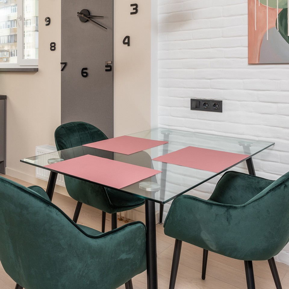 Rectangle Glass Table Top Clear Tempered 1/2" Inch Thick with Flat ...