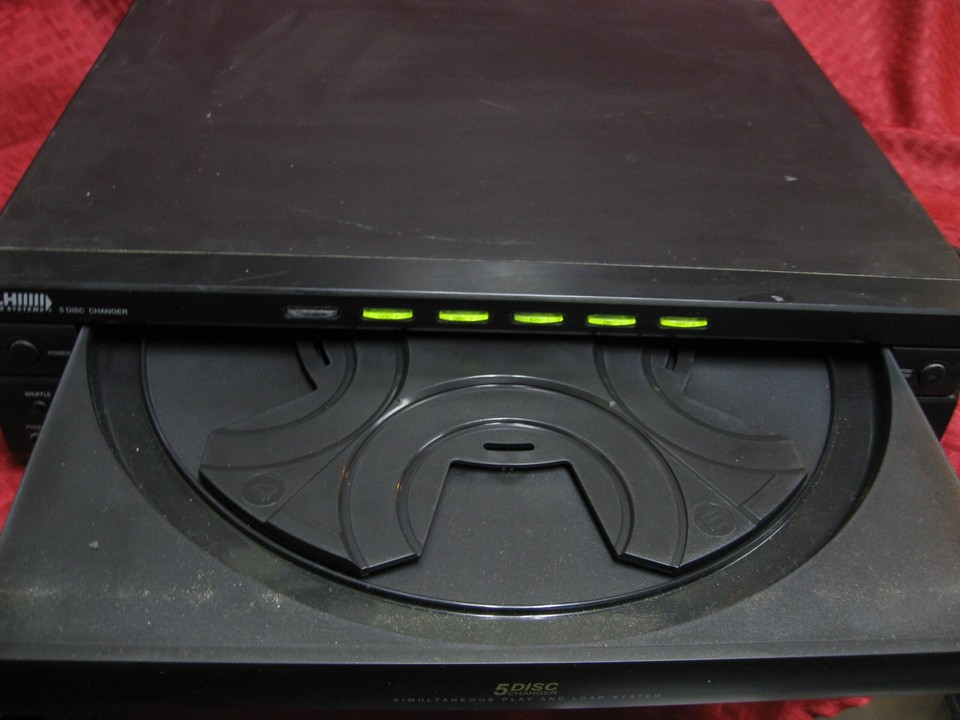KLH 5 DISC CD Changer Carousel CD Player Model DA1302 Tested - Works | eBay