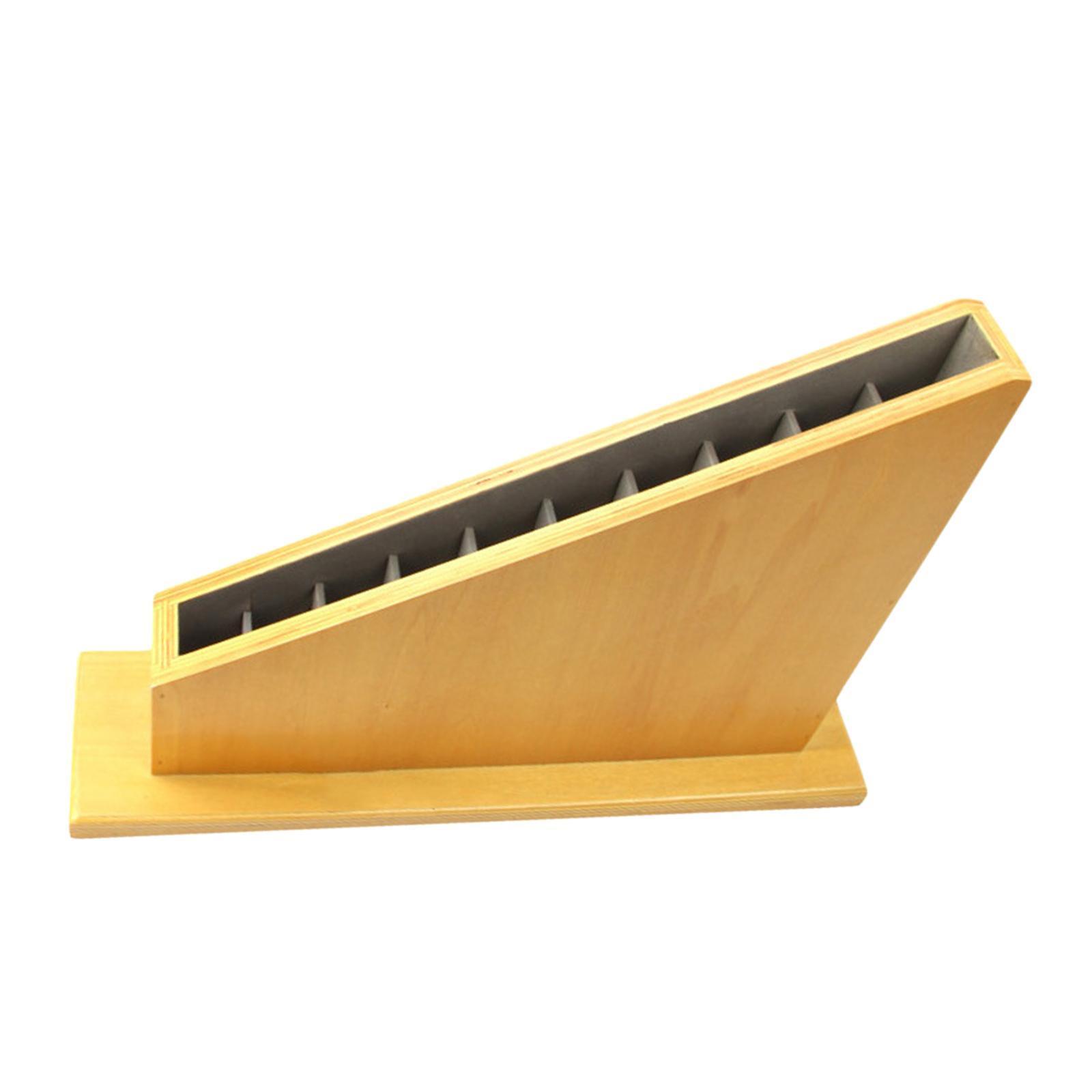 Wooden Montessori Rods Stand Teaching Aids Red Blue Rods Measuring Math ...