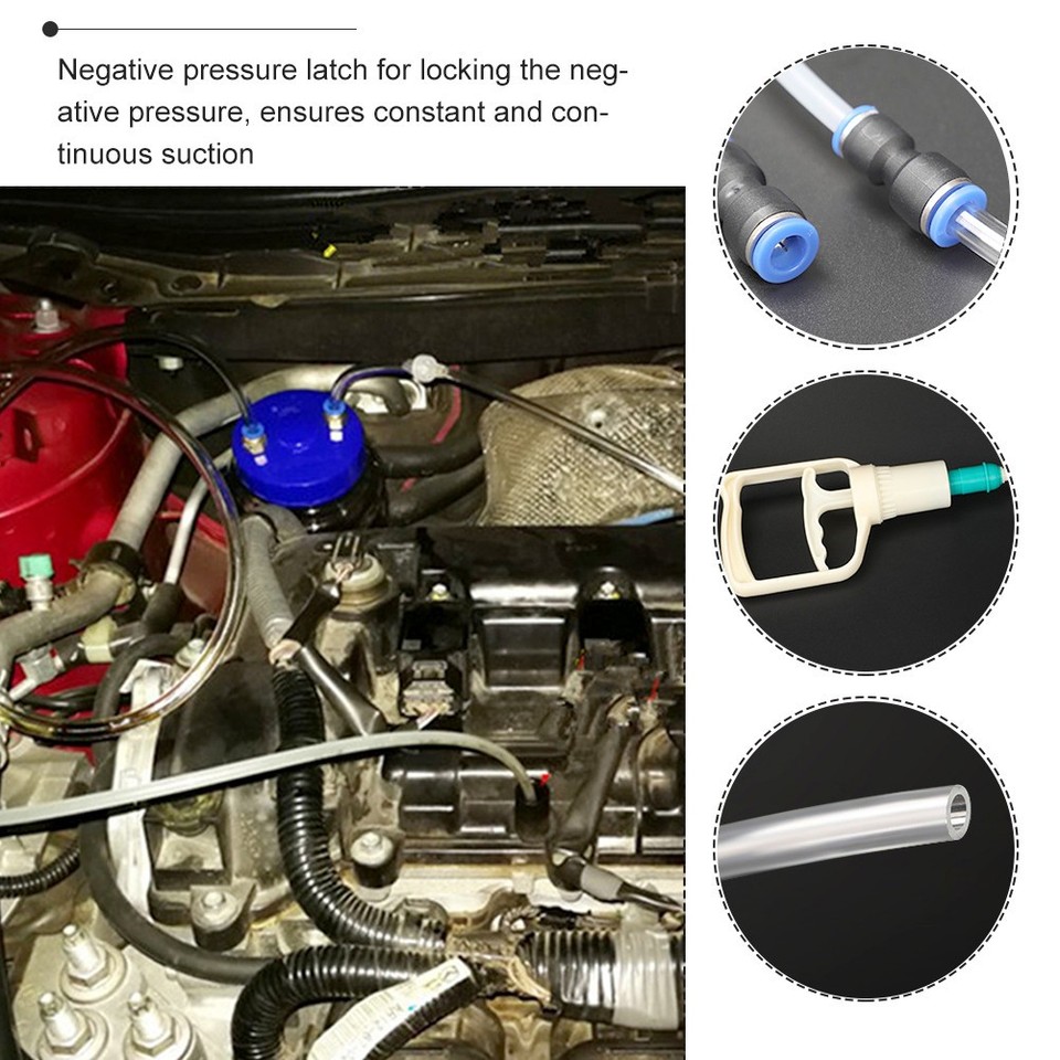1 Set Motor Oil Extractor Pump Professional Oil Change Vacuum Fluid ...