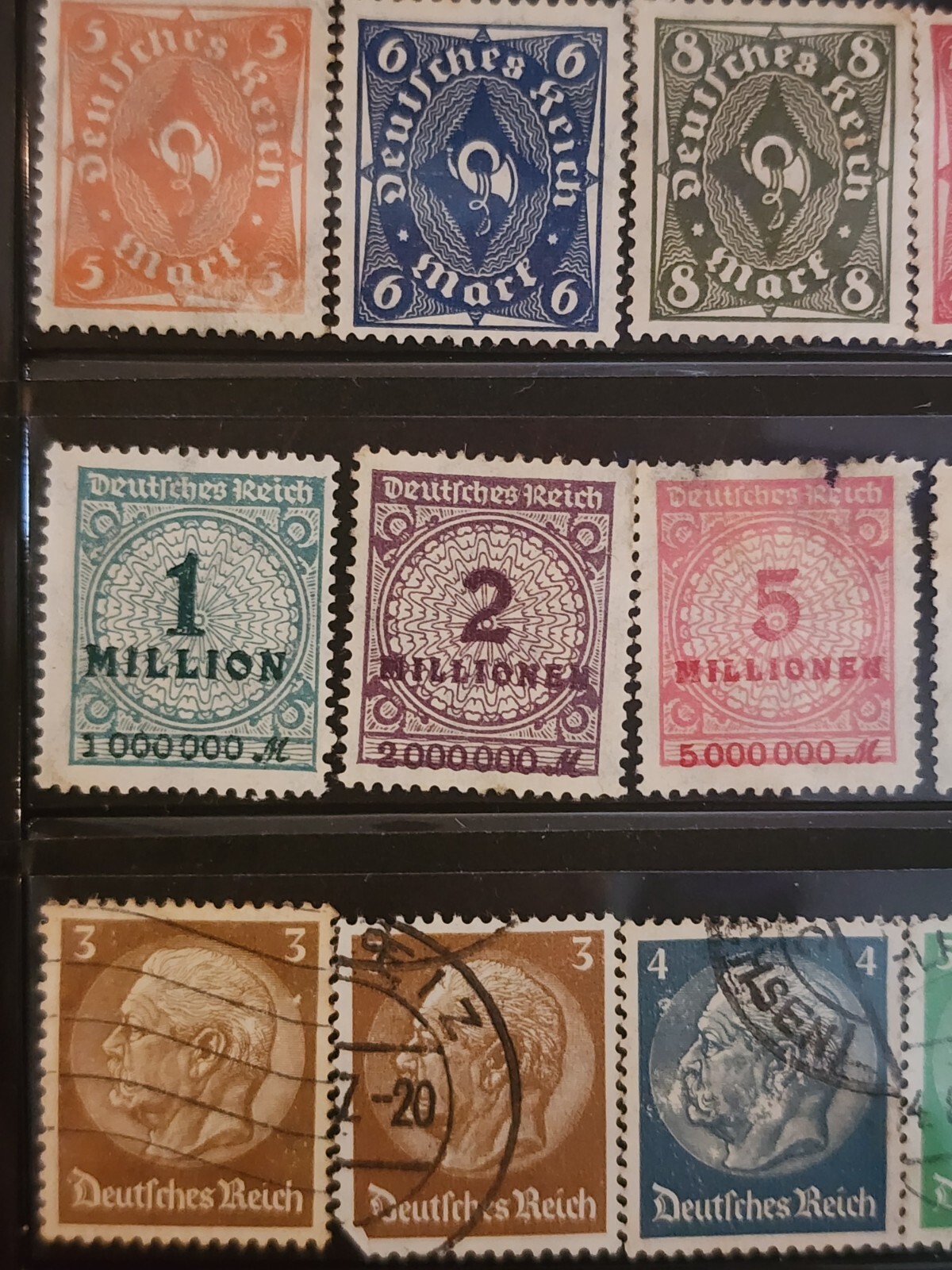 414 Rare German Germany Stamps 1800's-1900's Antique Deutsches Reigh ...