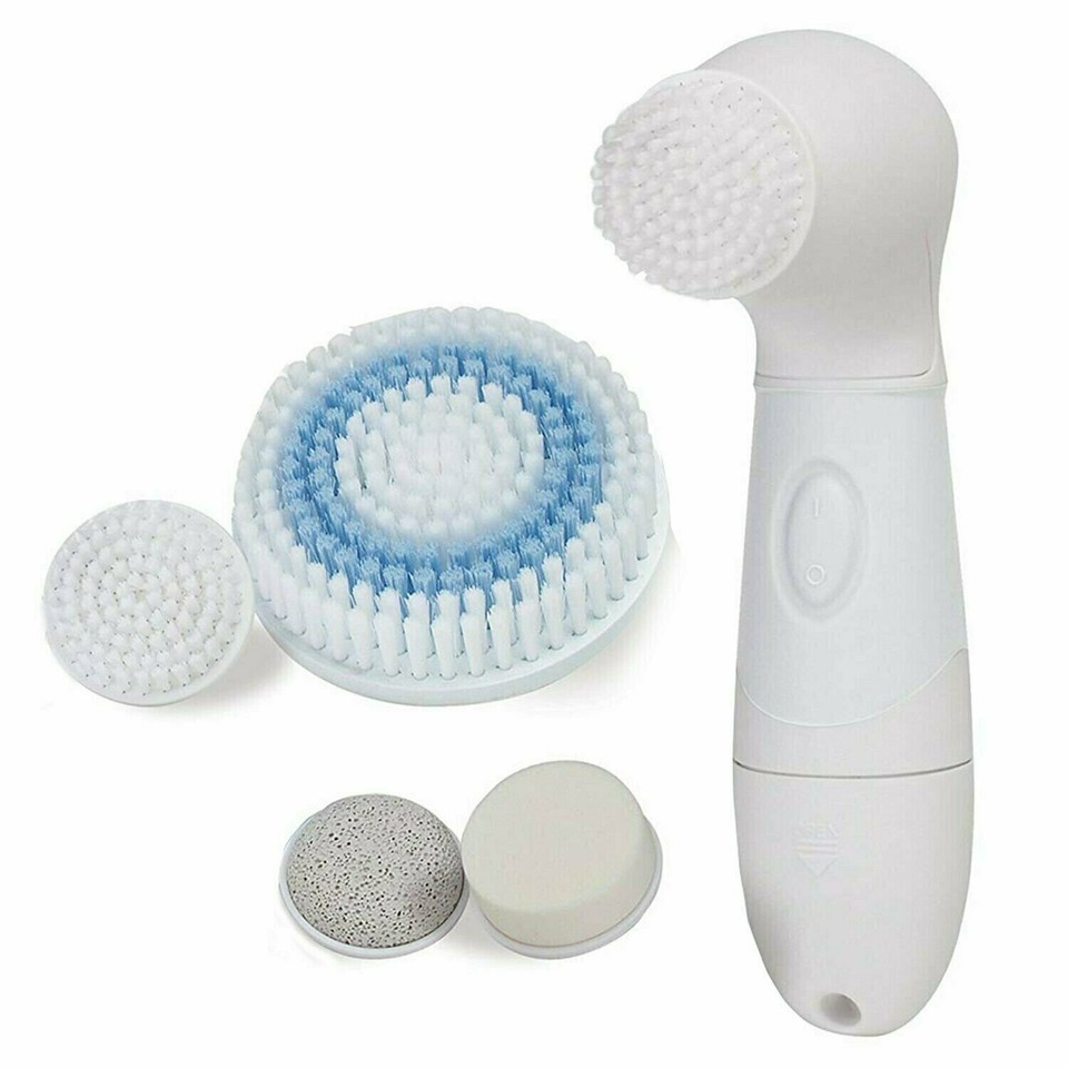 Spa Sonic Skin Care System Face & Body Polisher Professional Kit, White ...