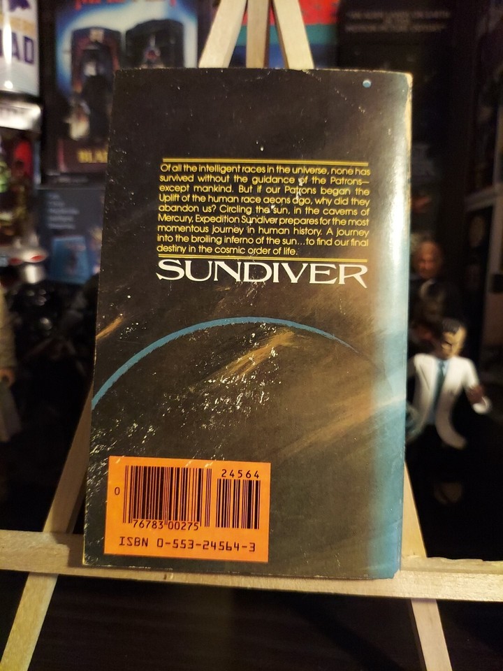 SUNDIVER David Brin 1981 Bantam Books Space Mystery Odyssey adventure ...
