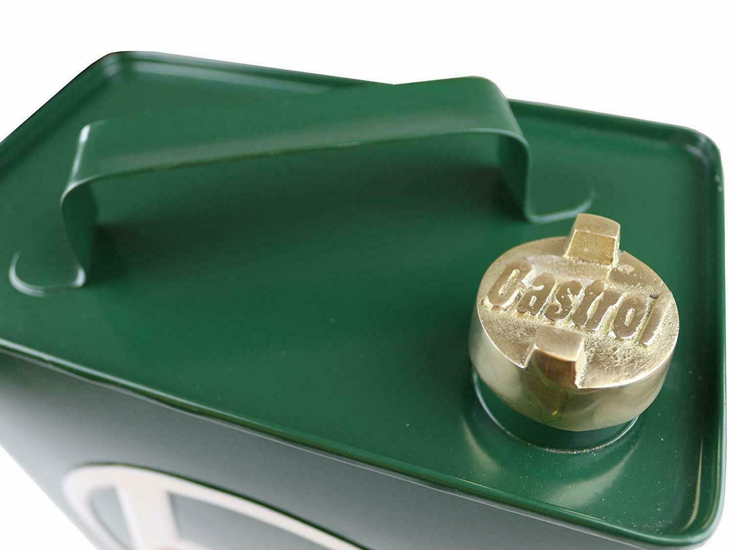 Castrol Iron Square Petrol Fuel Can, Storage boxes, garage tools, man ...