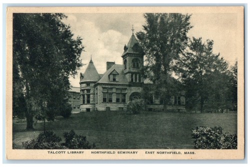 c1940 Talcott Library Northfield Seminary East Northfield Massachusetts ...