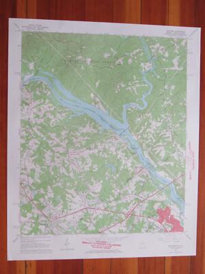 Martinez Georgia 1966 Original Vintage USGS Topo Map | eBay