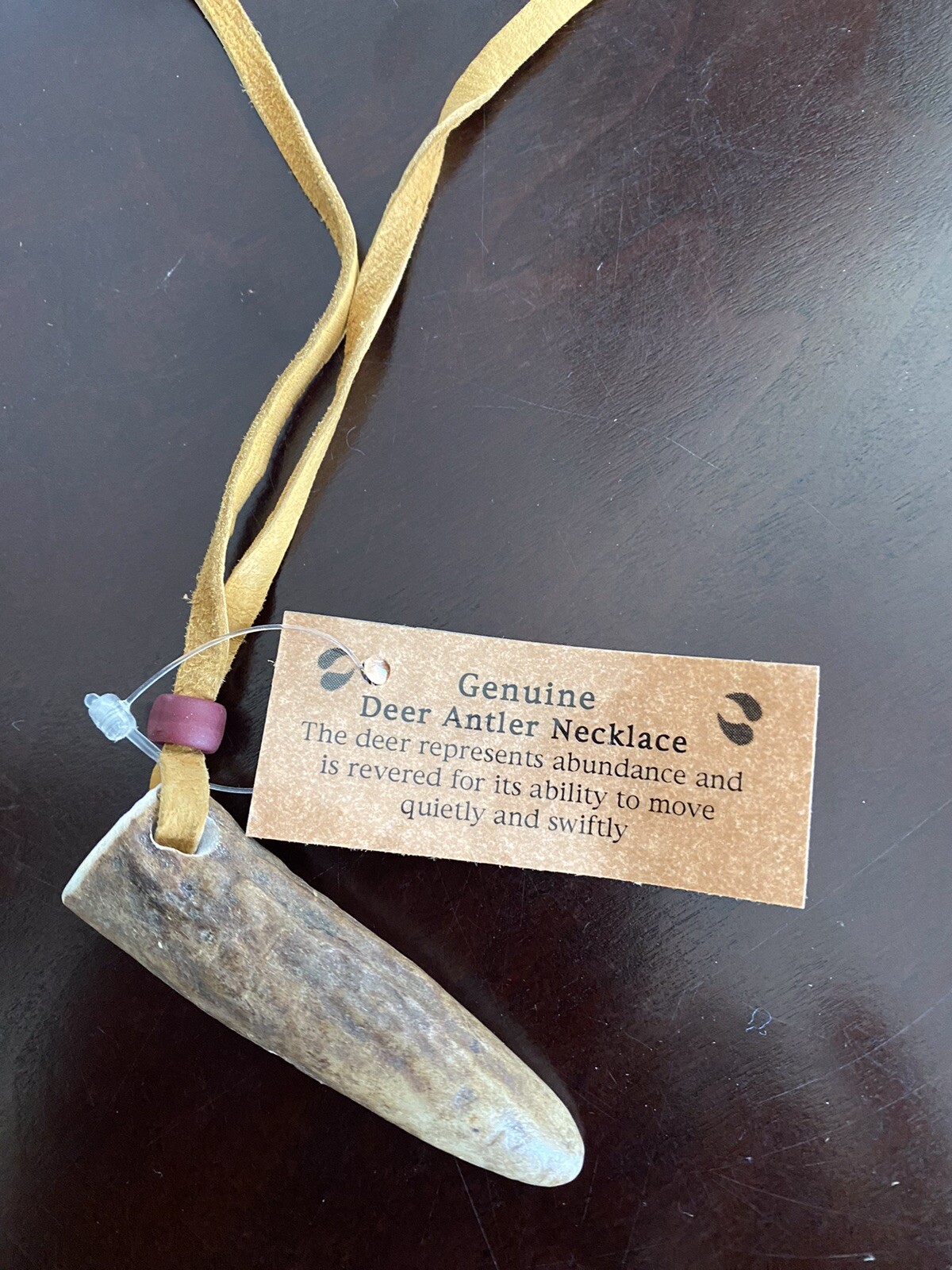 Deer Antler Pendant Necklace Whitetail Buck Jewelry Rustic Hunting ...