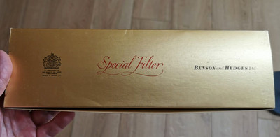 BENSON & HEDGES - carton with 4 empty cigarette pack packet box ...