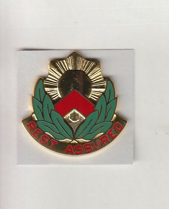 US Army 593rd Support Group QM S&T crest DUI badge V-21 | eBay