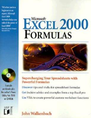 Microsoft Excel 2000 Formulas - Paperback By Walkenbach, John - GOOD ...