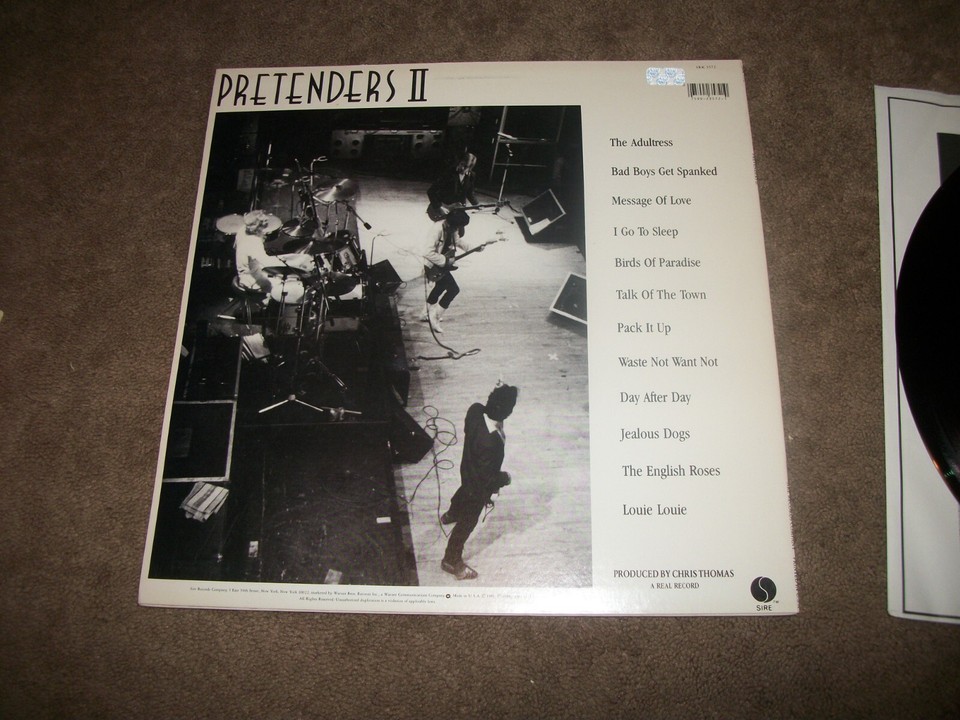 Pretenders ‎– Pretenders II (Vinyl Record LP, 1981 Sire, SRK 3572) NM ...