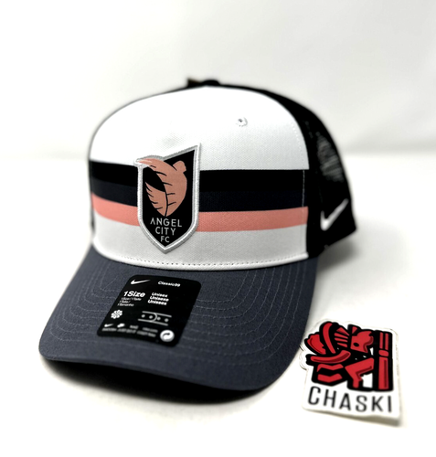 Nike NSWL Angel City FC Trucker Cap Adult Soccer Adjustable Snapback C ...