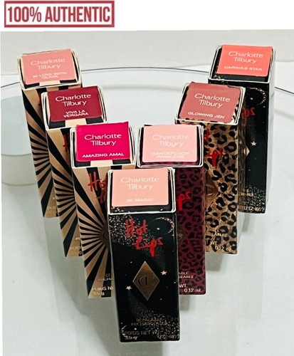 Charlotte Tilbury Hot Lips Lipstick 0.12 oz. Full Size Sealed Box ...