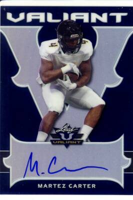 martez carter rc rookie draft auto autograph grambling state college 4/ ...
