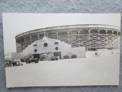 Vintage El Toreo (Bull Fighting Ring) De Tijuana Real Photo Postcard ...