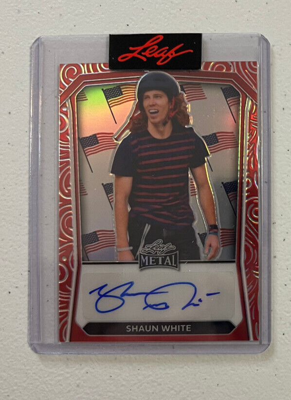 2024 Leaf Metal Independence Day Shaun White Autograph Auto #2/2 Flags ...