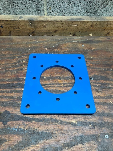 Electric Motor Mount Face Mounting Plate Fits C-Face Type Motors (56C ...