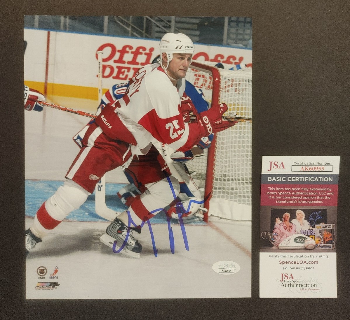 Darren McCarty Signed 8 x 10 Photo Red Wings JSA Certified Autograph | eBay