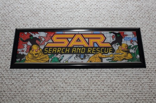 Search and Rescue SAR SNK ORIGINAL arcade marquee framed | eBay