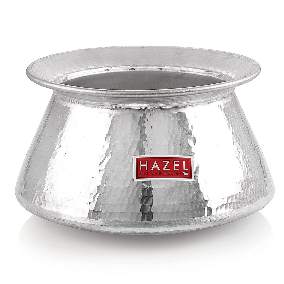 Aluminum Biryani Pot Hammered Finish Tope, Patila Handi Multipurpose ...