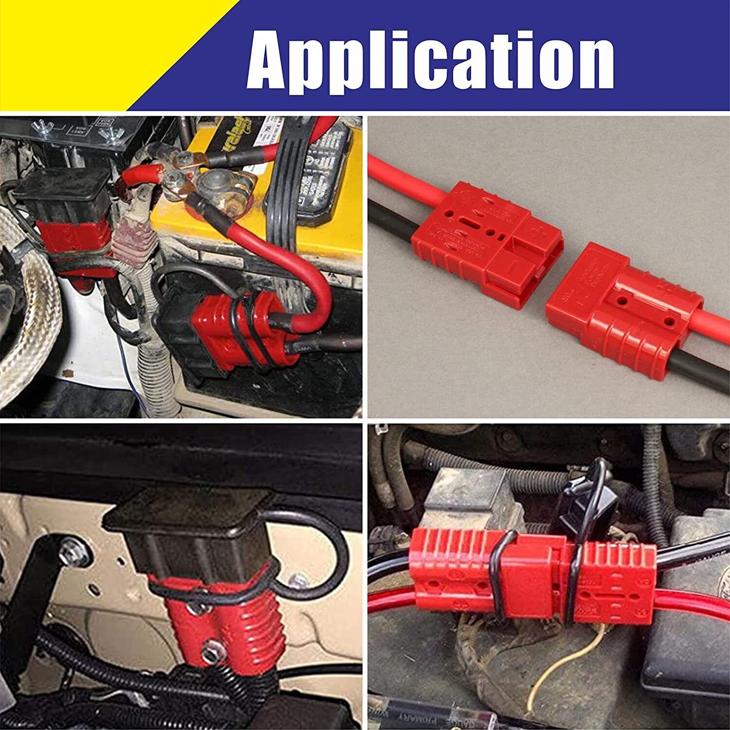 6x Anderson Style Plug Connector DC Power Tool VIC 50AMP Solar Caravan ...