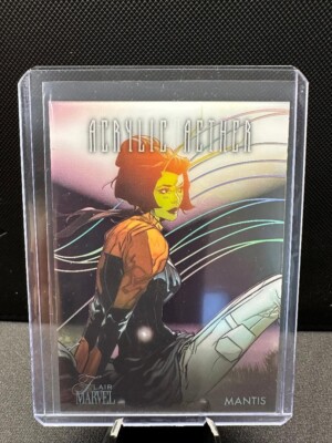 2023-24 UD UPPER DECK MARVEL FLAIR #AA16 MANTIS ACRYLIC AETHER INSERT ...